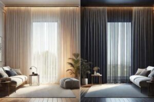How To Hang Sheer And Blackout Curtains Together - Super Modern Home
